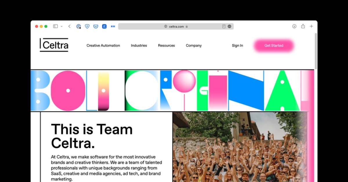 Celtra About and Careers refresh | RONIN